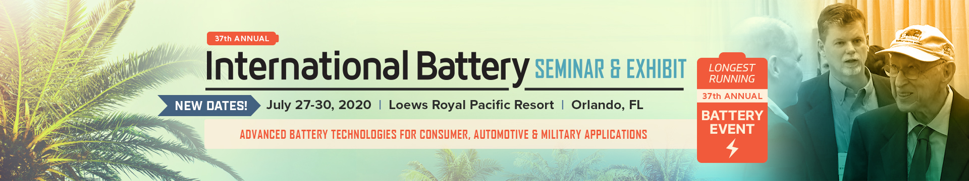 International Battery Seminar | March 30-April 2, 2020 | Orlando, FL