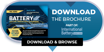 Battery Venture, Innovation, and Partnering